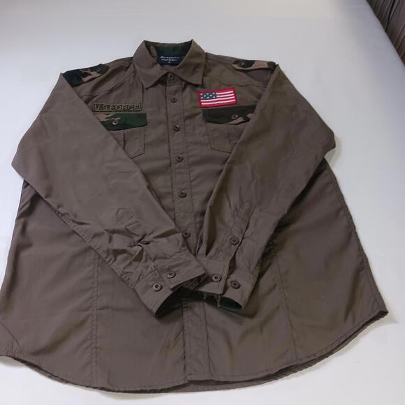 Shirts | Swaggers Designed By Genesis Mens Xl Button Up Green Shirt Us ...